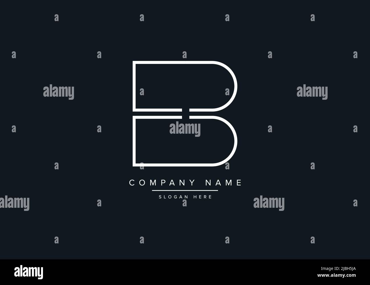 monogram EB alphabet initial line art logo vector, initial logo, logo ...