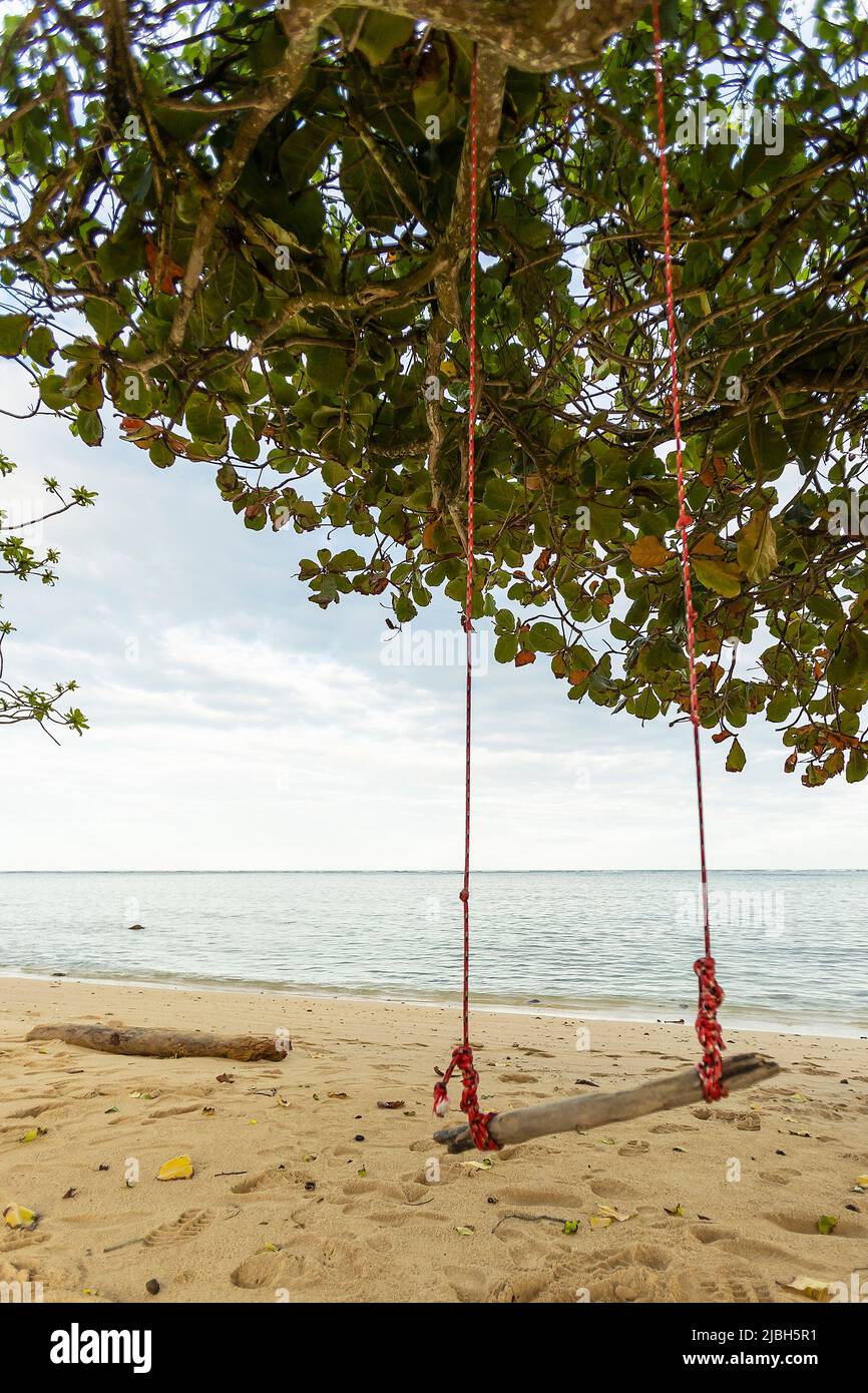 Hawaii rope swing hi-res stock photography and images - Alamy