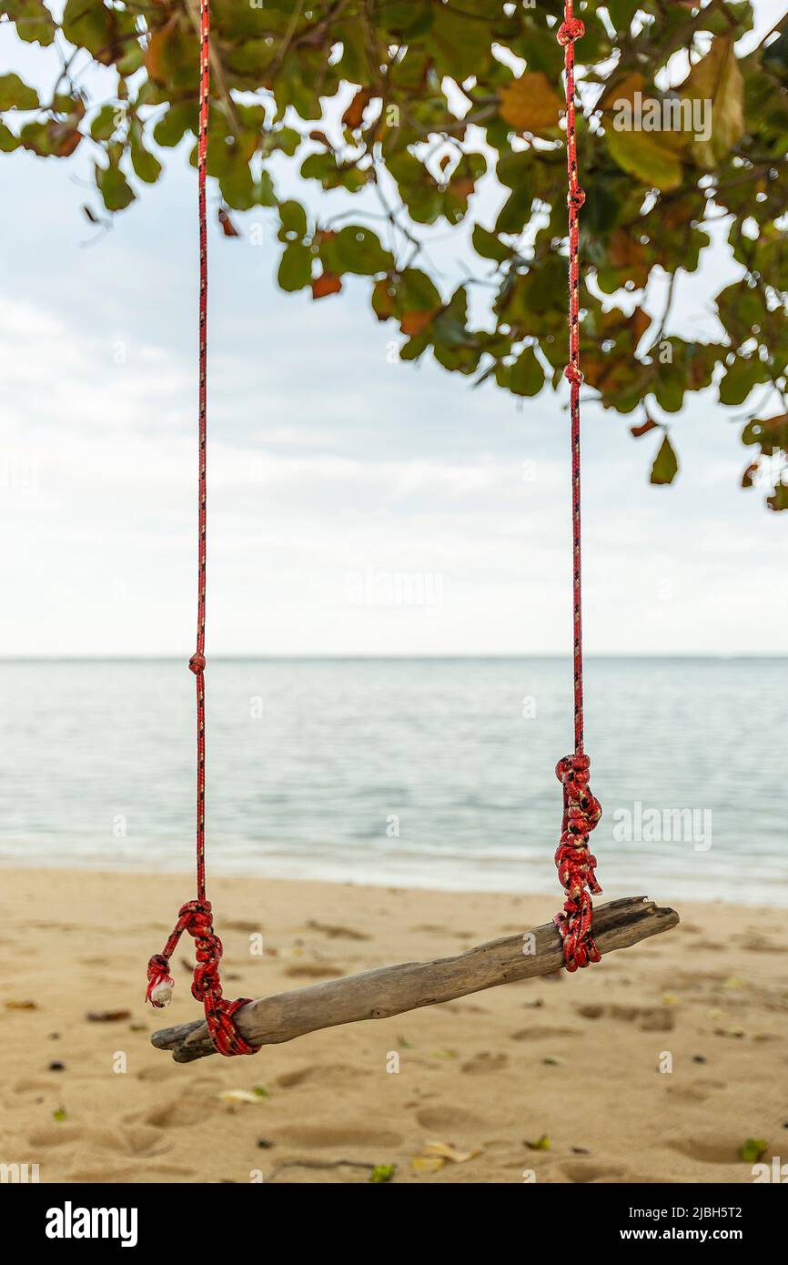 Beach Swing, Oahu, Hawaii Stock Photo - Alamy