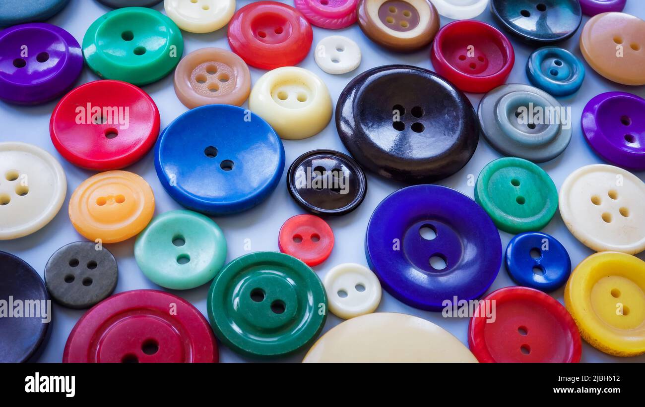 Many multi-colored buttons as a symbol of diversity Stock Photo - Alamy
