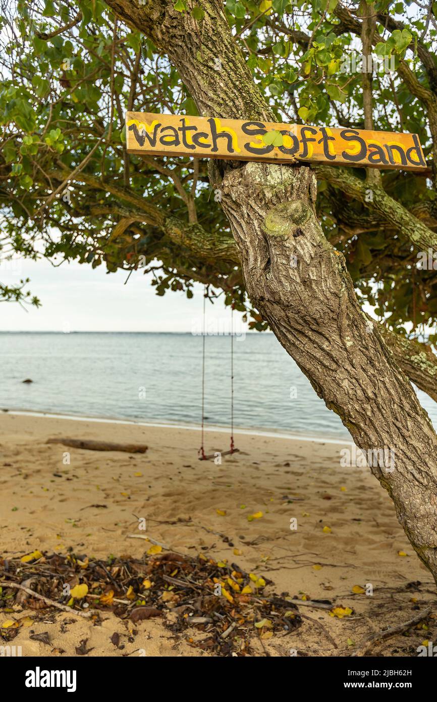 Beach Swing, Oahu, Hawaii Stock Photo - Alamy