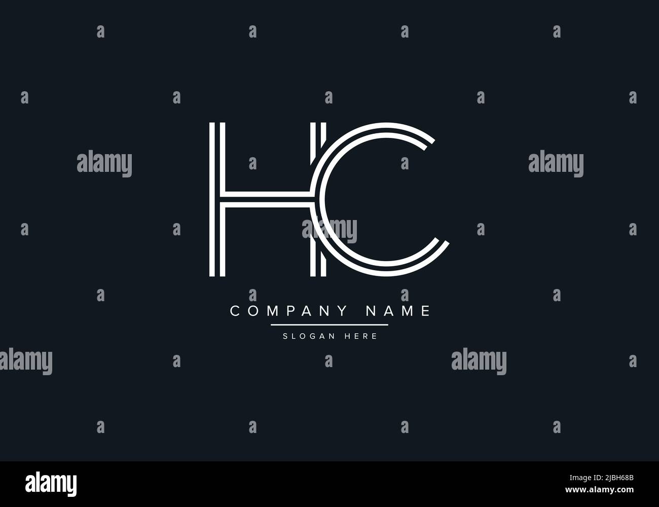 monogram HC alphabet initial line art logo vector, initial logo, logo ... monogram HC alphabet initial line art logo vector, initial logo, logo ...