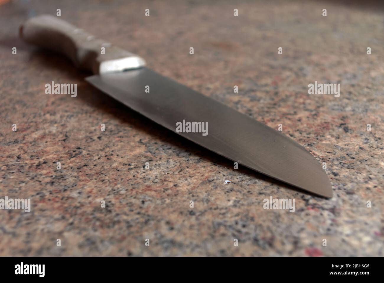 Close up of the tip of a single knife Stock Photo - Alamy