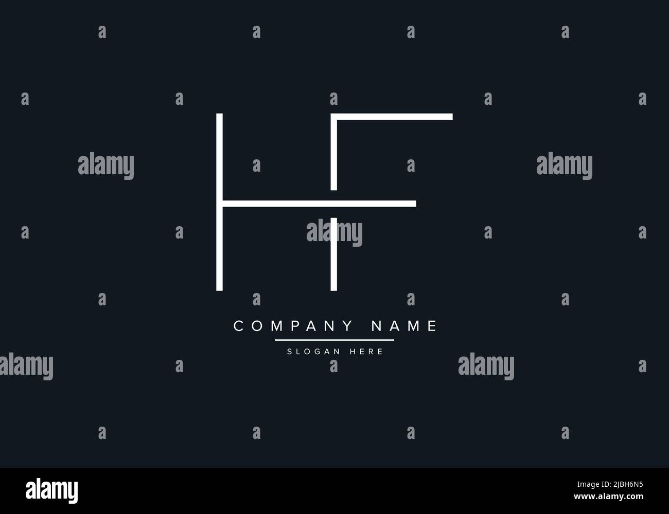 alphabet letters monogram icon logo HF Stock Vector Image & Art - Alamy