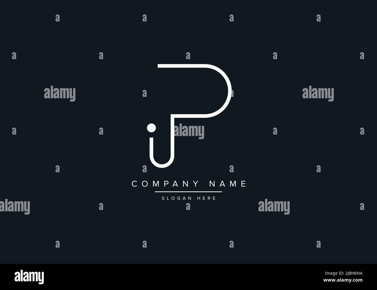 alphabet letters monogram icon logo IP Stock Vector Image & Art - Alamy