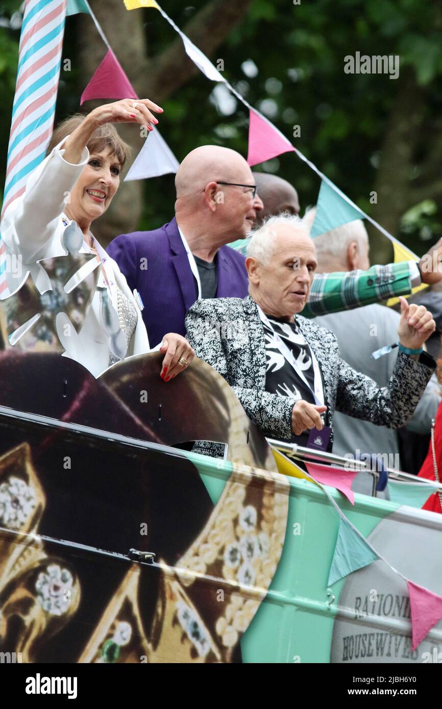 (L to R) Anita Madeleine Harris is an English actress, singer and ...