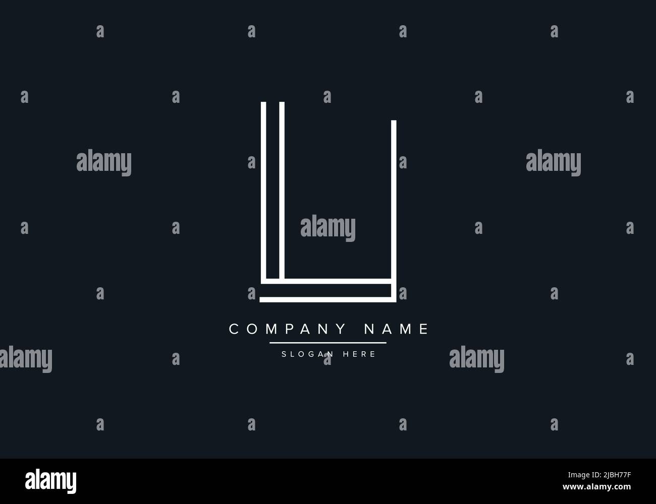 alphabet letters monogram icon logo LL Stock Vector Image & Art - Alamy