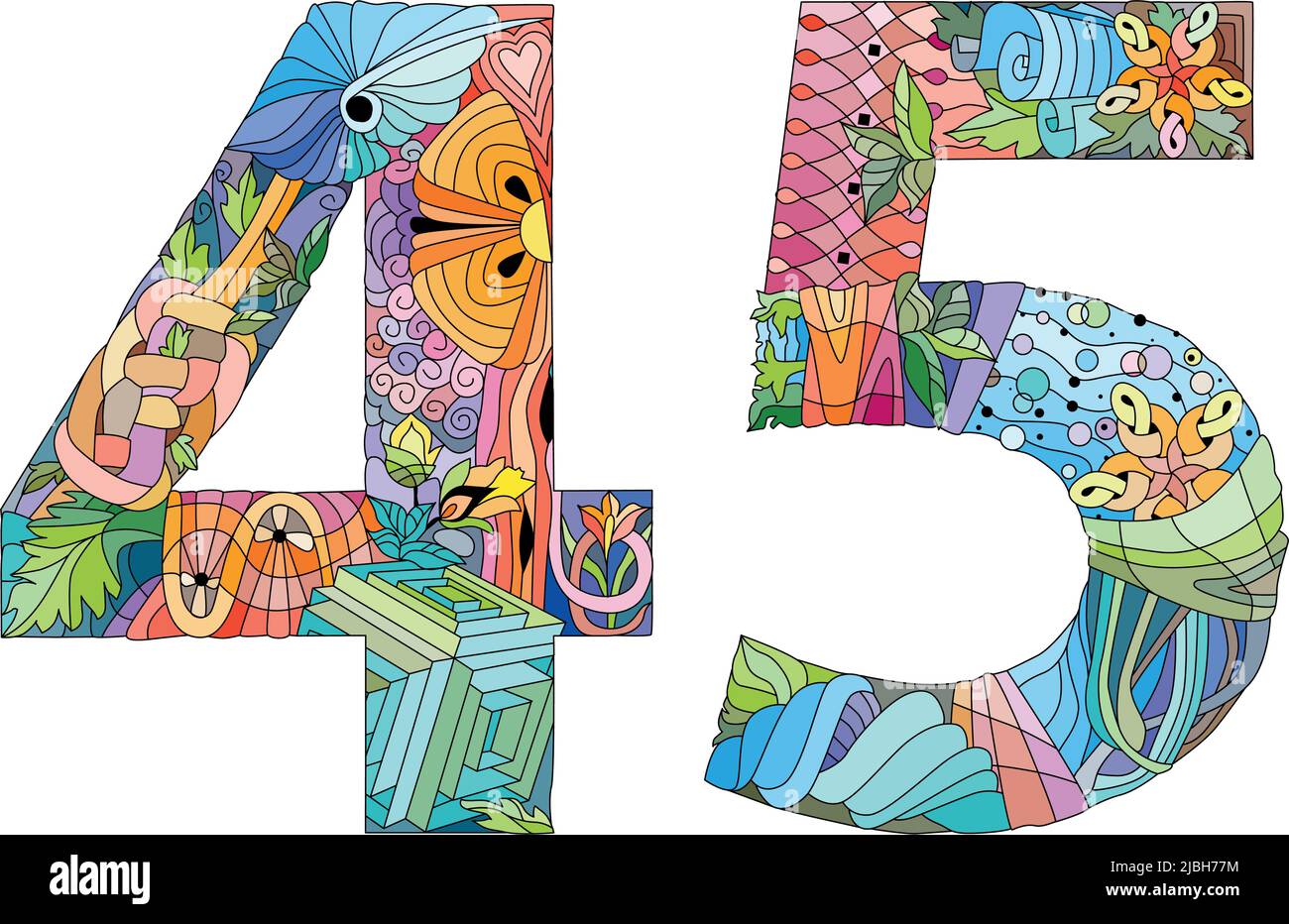 Forty five vector vectors Stock Vector Images - Alamy