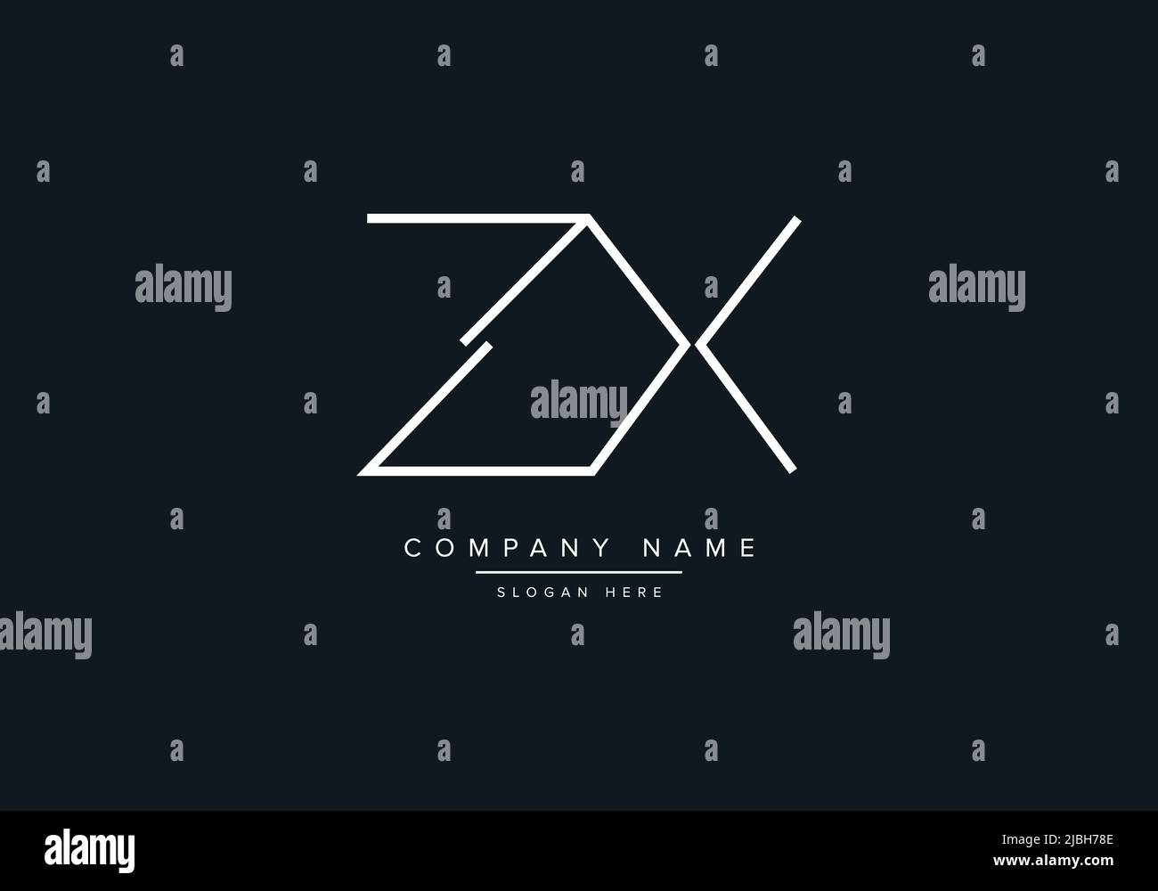 Azx logo design hi-res stock photography and images - Alamy