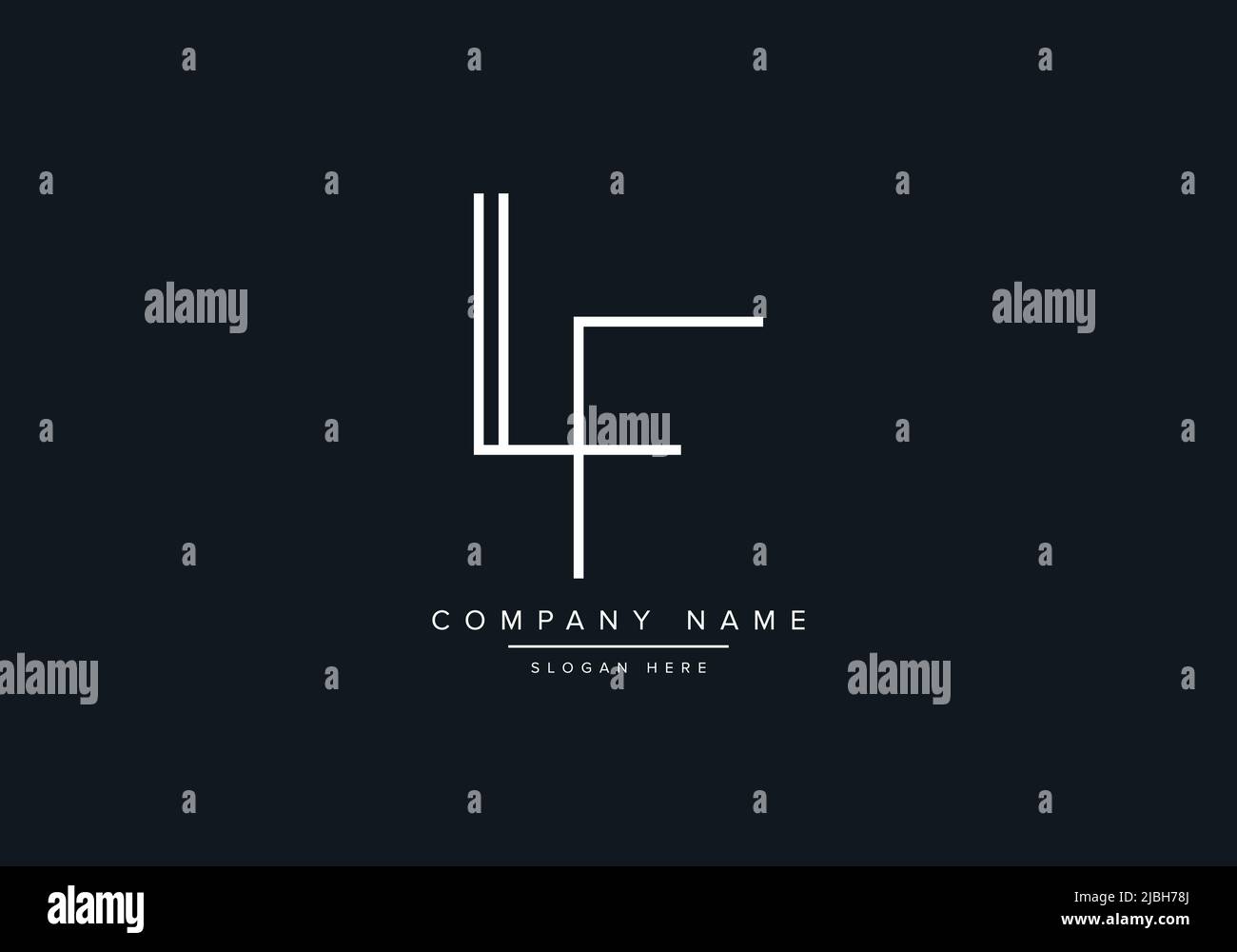 alphabet letters monogram icon logo LF Stock Vector Image & Art - Alamy