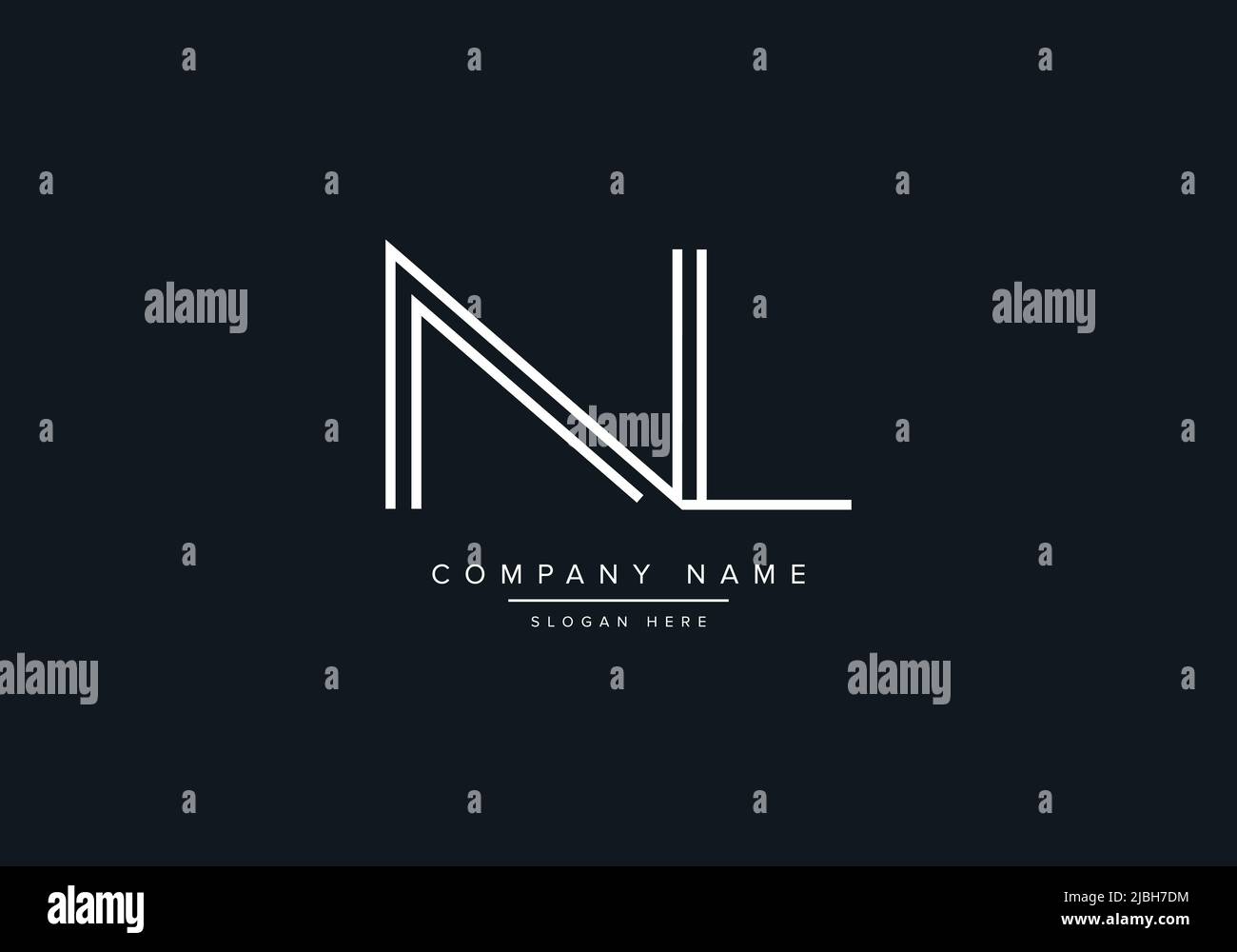 Nl letters Stock Vector Images - Alamy