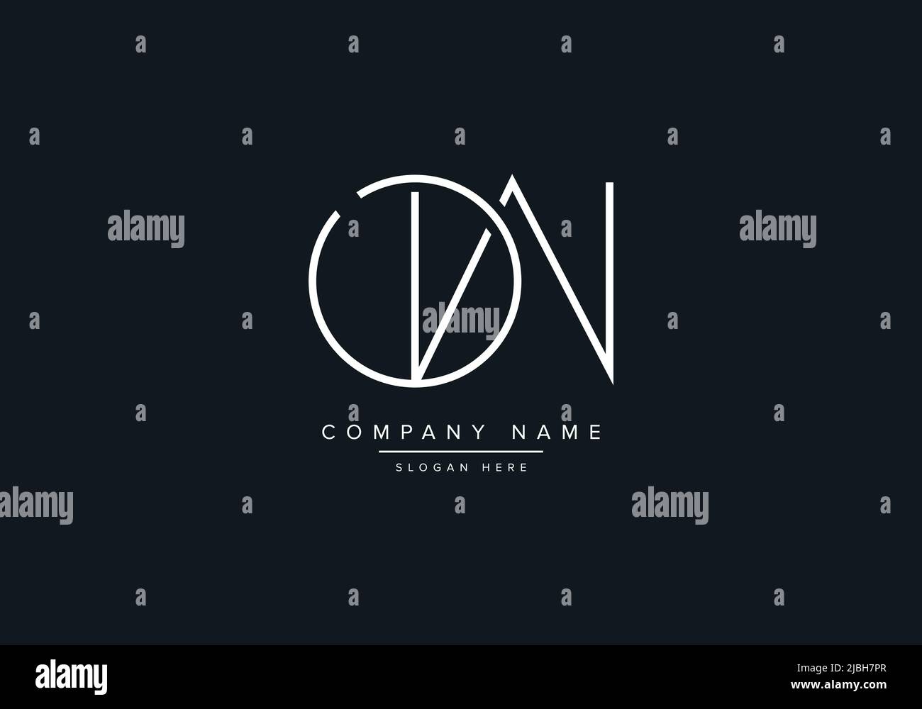 Creative Letters OW Logo Design Vector Template Stock Vector Image ...