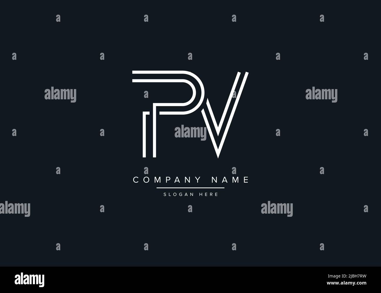 Creative Letters PV Logo Design Vector Template Stock Vector Image ... Creative Letters PV Logo Design Vector Template Stock Vector Image ...