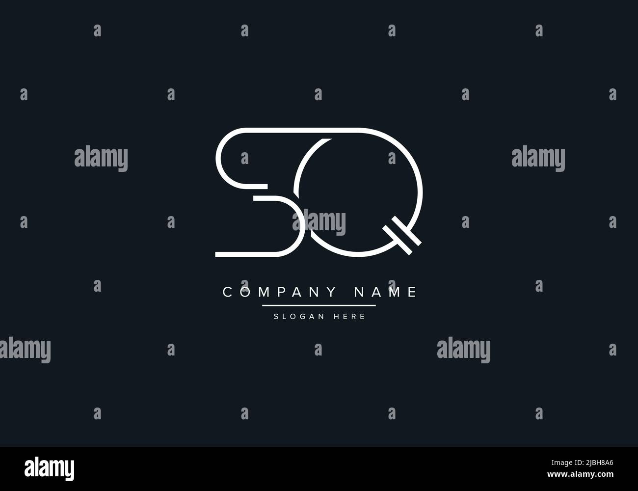 Sq logo design hi-res stock photography and images - Alamy
