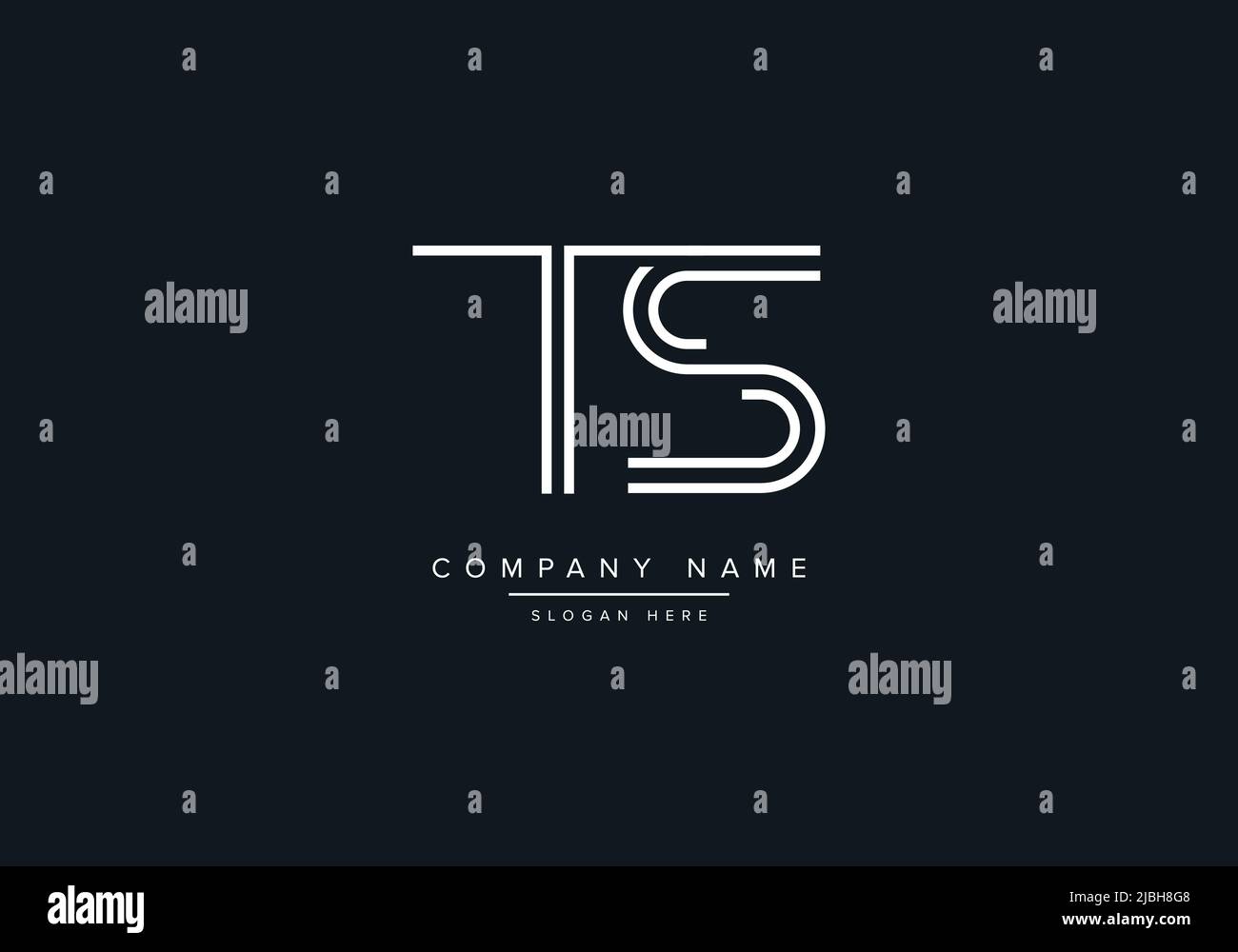 Creative Letters TS Logo Design Vector Template Stock Vector Image & Art - Alamy