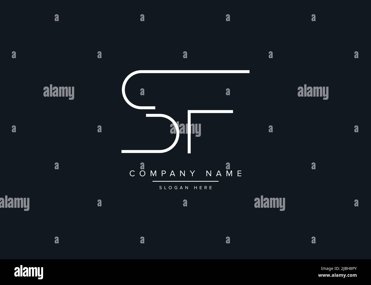 Creative Letters SF Logo Design Vector Template Stock Vector Image & Art - Alamy