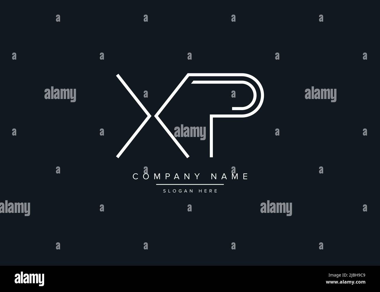 Letter xp logo hi-res stock photography and images - Alamy