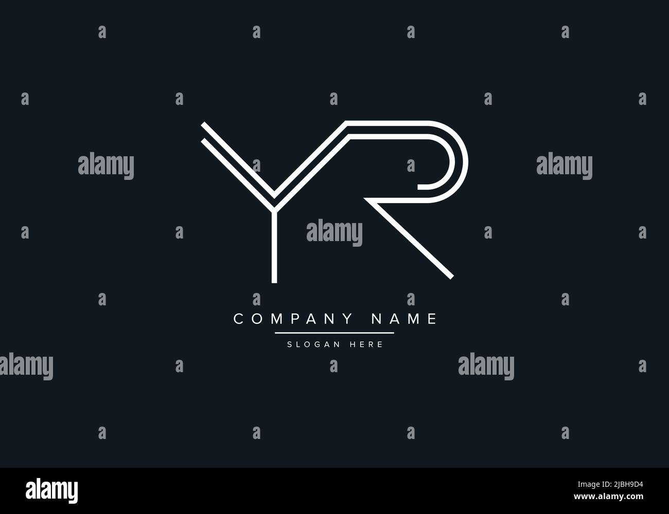Letter yr logo hi-res stock photography and images - Alamy