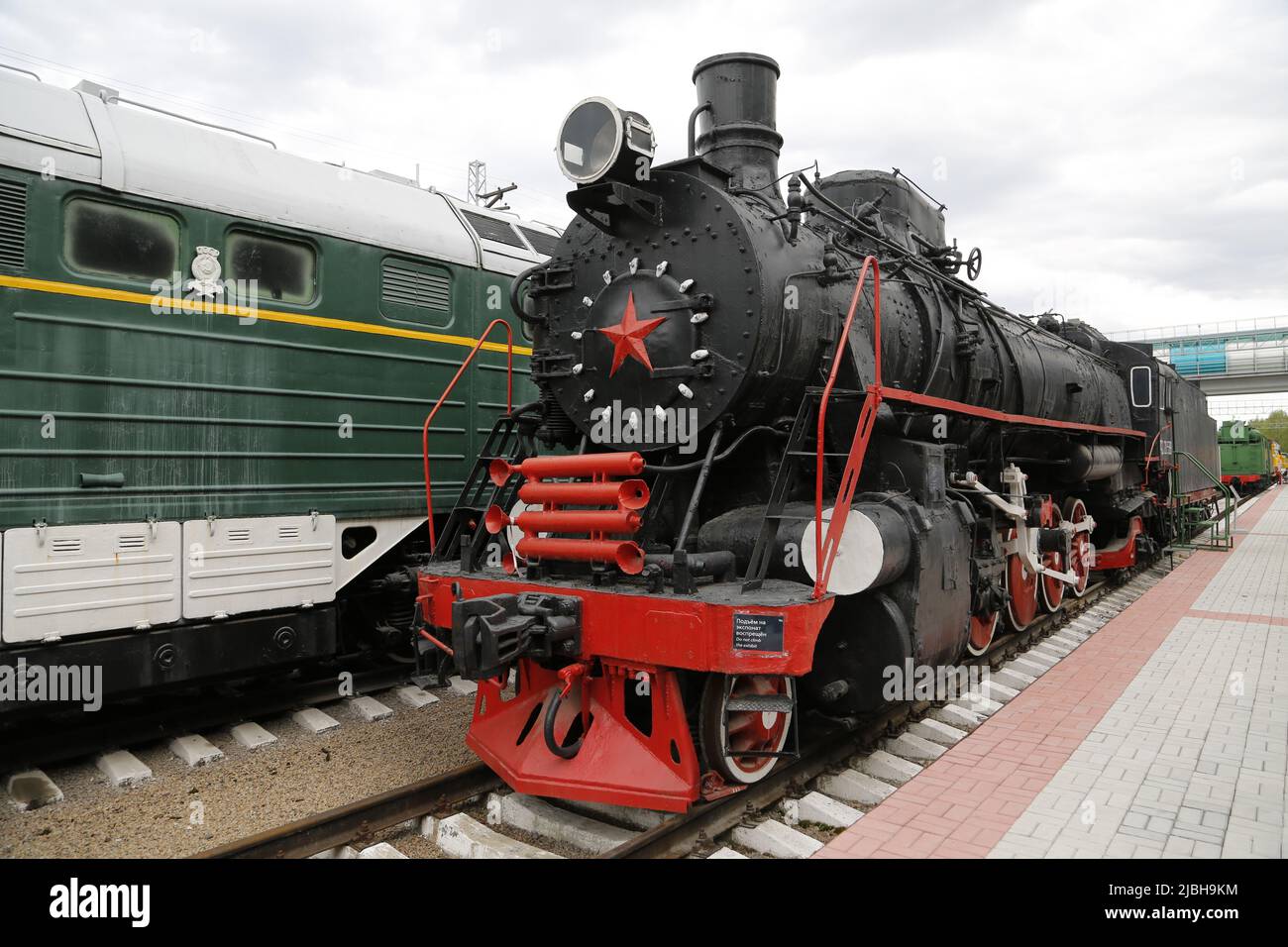 Historic Russian steam locomotive ФД20 №588 / FD20 , photographed in ...