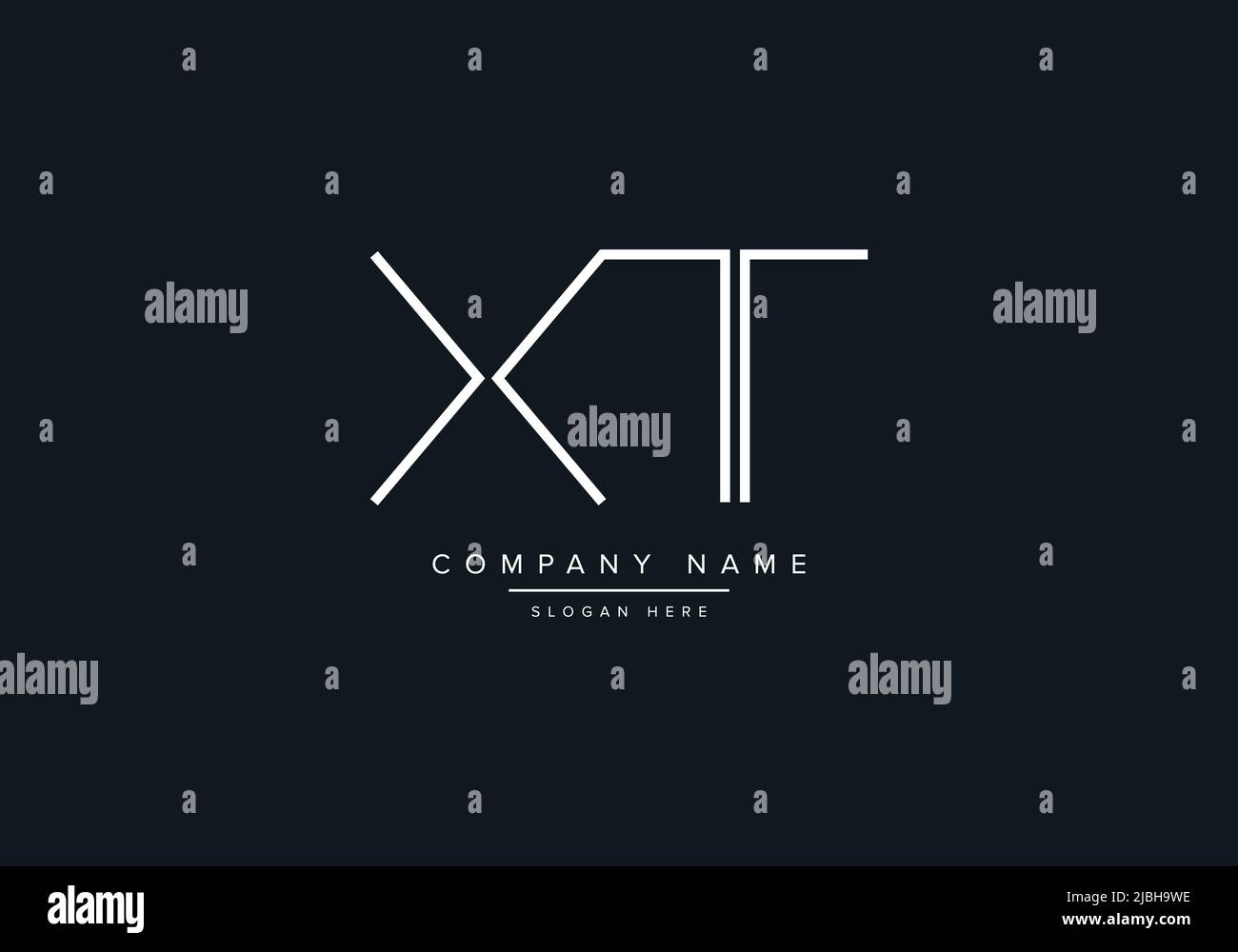 Xt minimal logo hi-res stock photography and images - Alamy