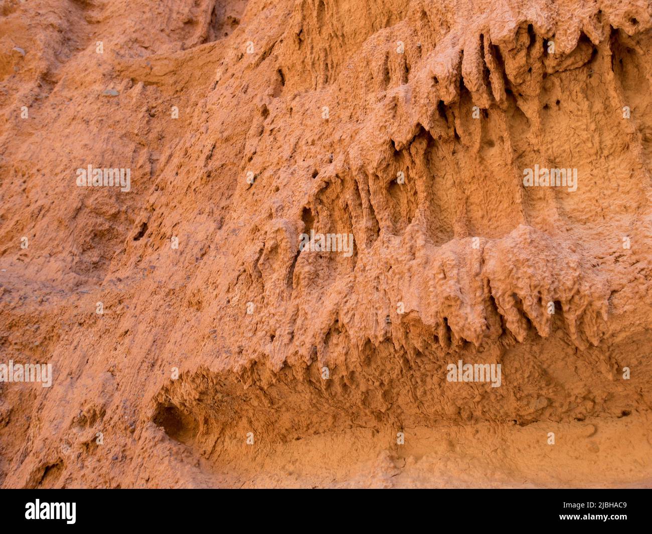 Texture of red clay. Natural natural patterns. Dry red background ...