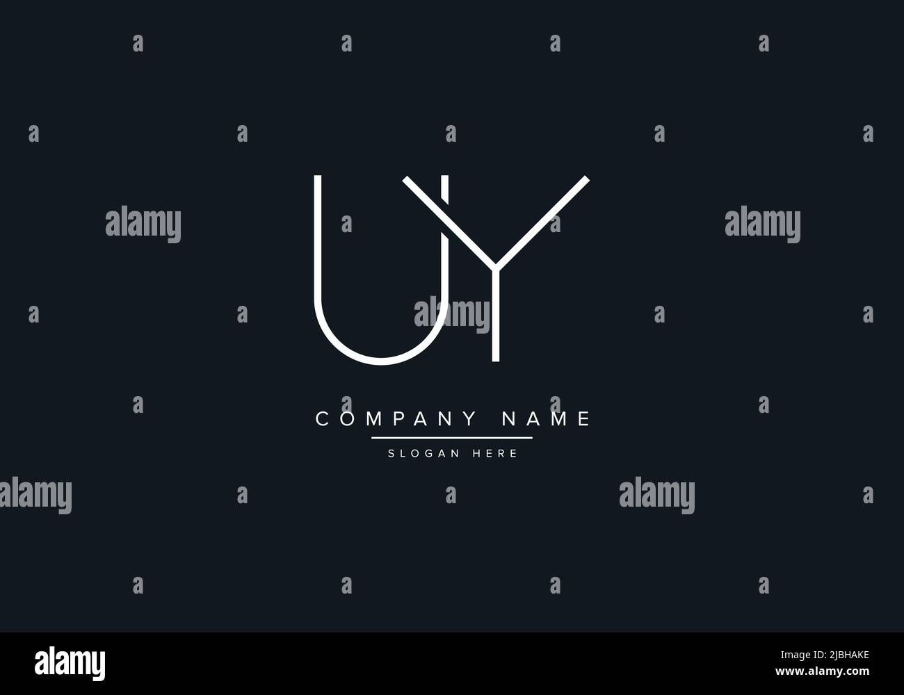 UY abstract letters logo monogram Stock Vector Image & Art - Alamy
