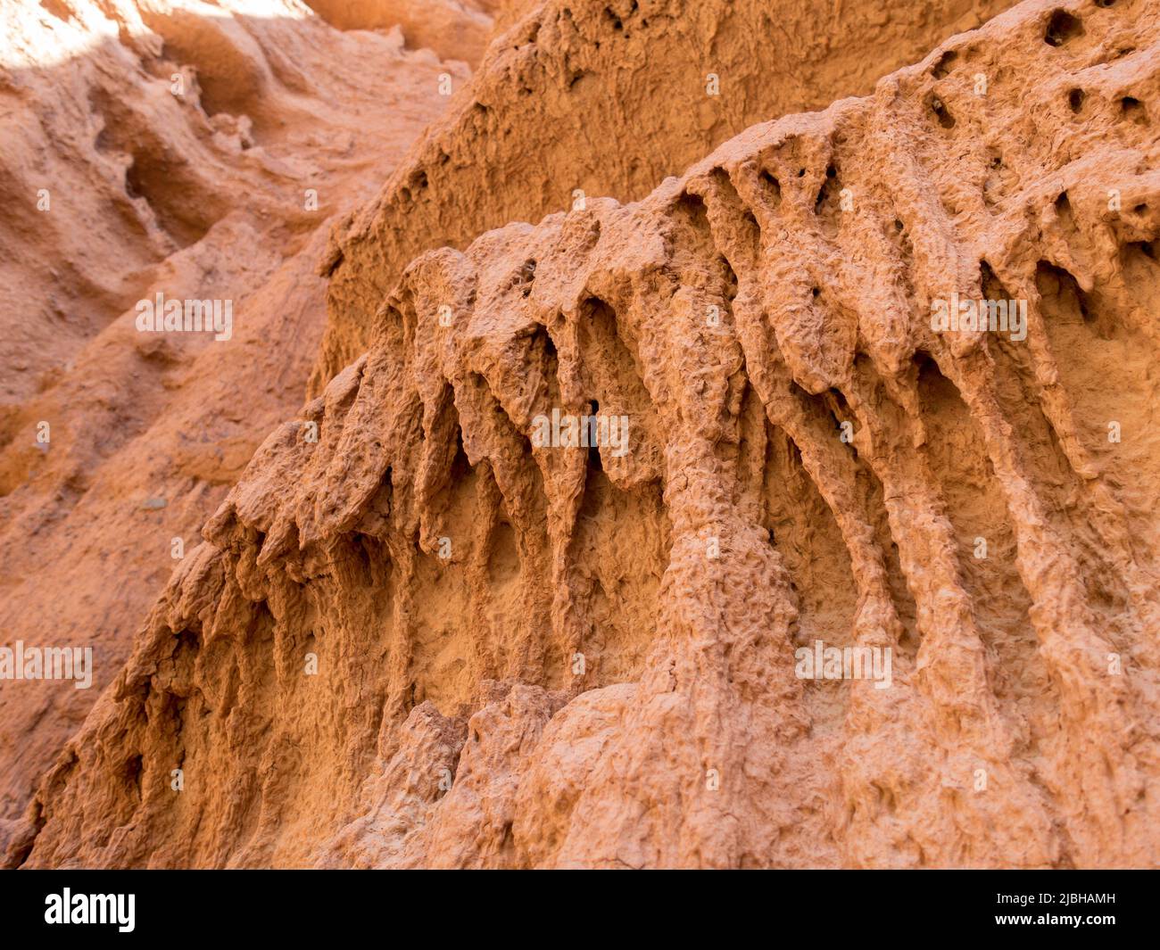 Texture of red clay. Natural natural patterns. Dry red background ...