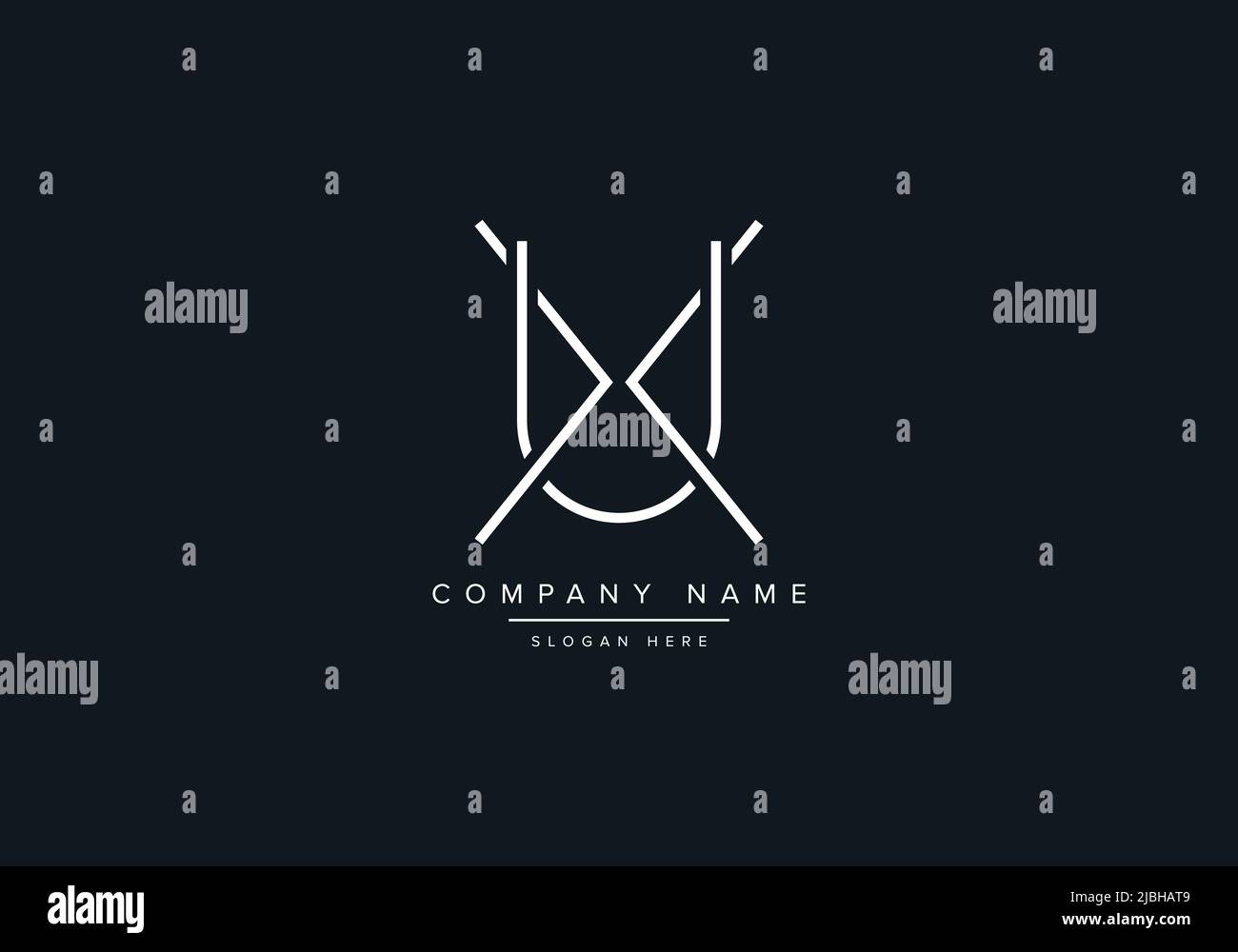 UX abstract letters logo monogram Stock Vector Image & Art - Alamy