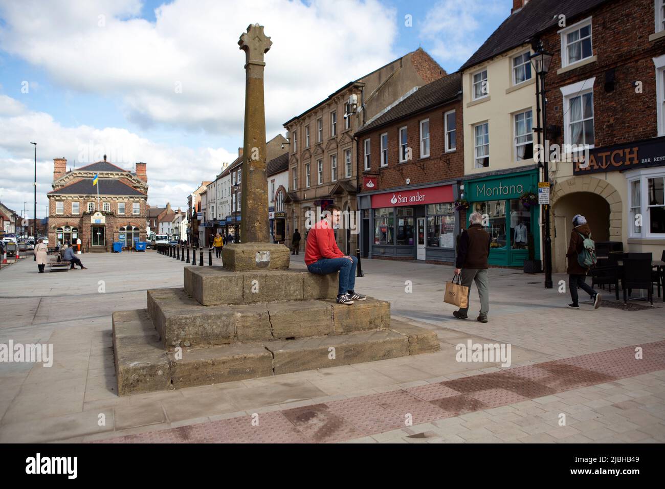 The town of Northallerton in north Yorkshire Stock Photo - Alamy