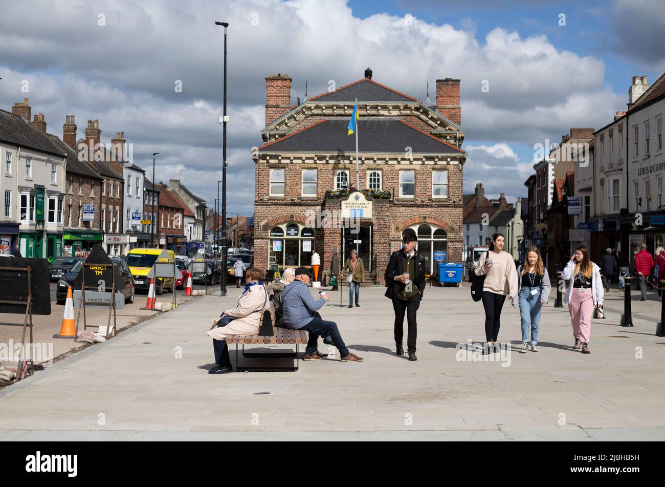 The town of Northallerton in north Yorkshire Stock Photo - Alamy