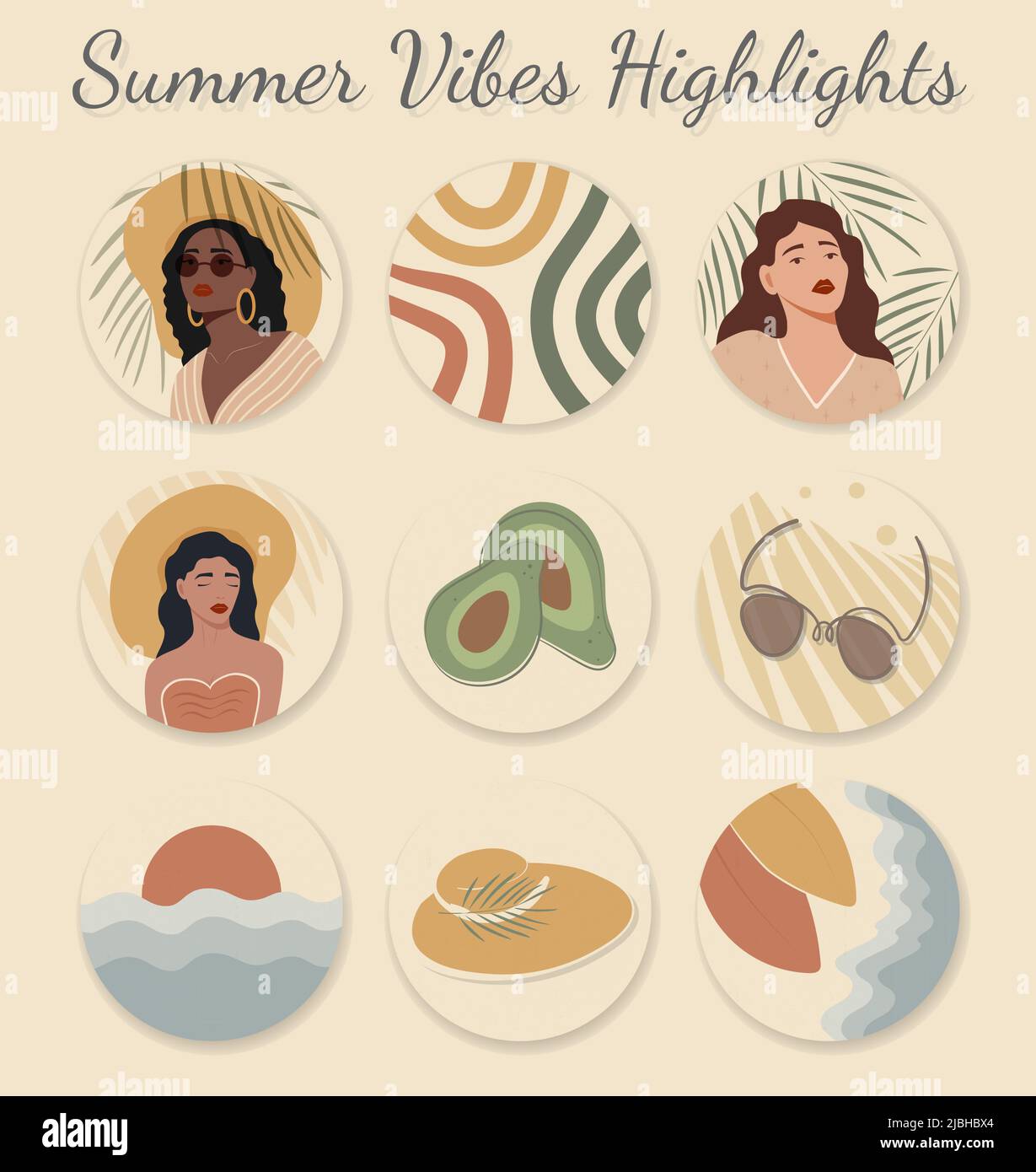 Highlight of the summer Stock Vector Images - Alamy