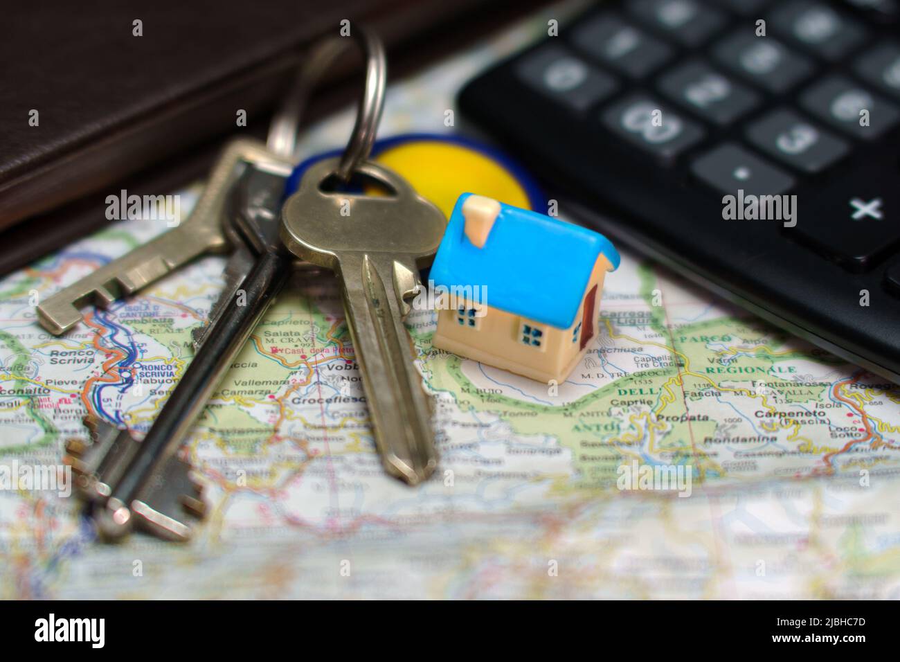 Toy house keys calculator hi-res stock photography and images - Alamy