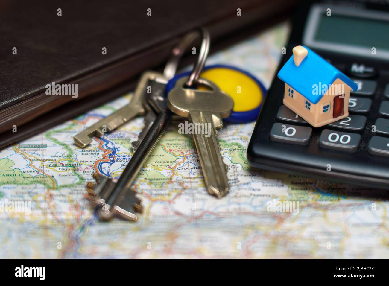 Toy house keys calculator hi-res stock photography and images - Alamy