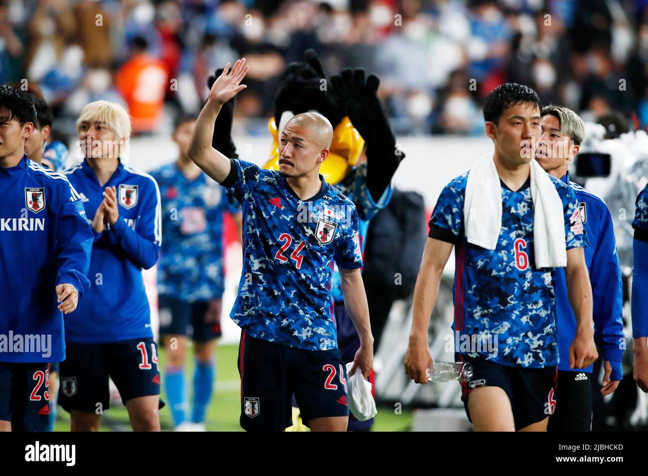 Tokyo, Japan. 6th June, 2022. Daizen Maeda (24) of Japan National Team ...