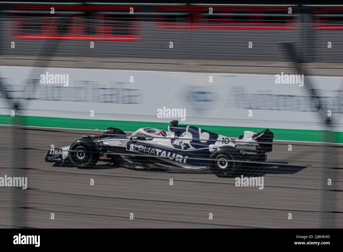 this escape depicts the Formula 1 AlphaTauri driver Pierre Gasly ...