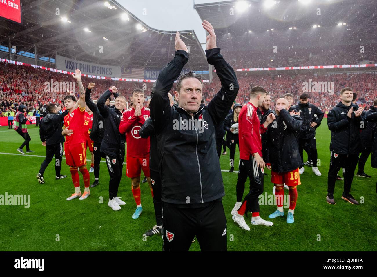 CARDIFF, WALES - 05 JUNE 2022: Wales’ Head of Performance Tony ...