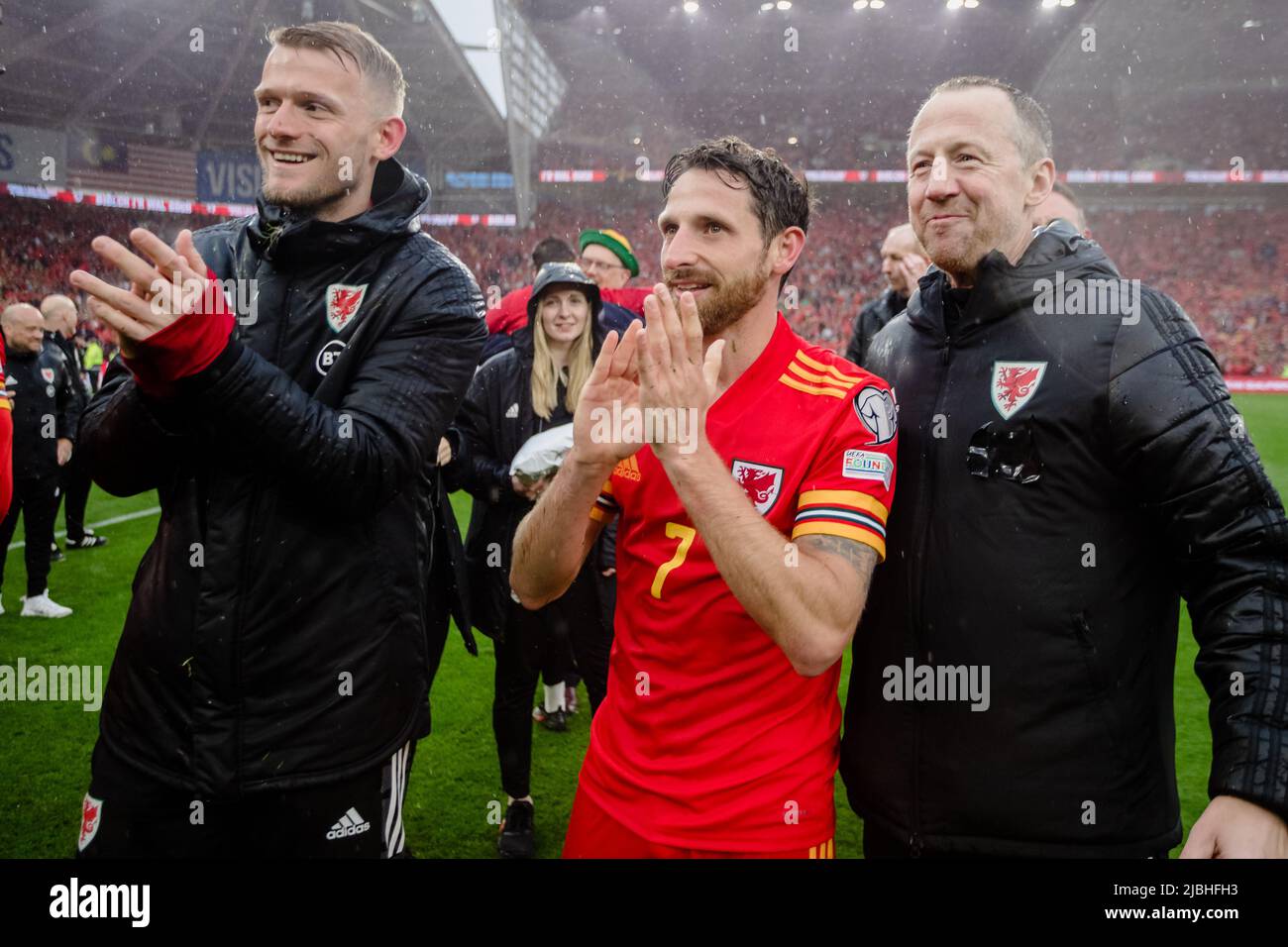 CARDIFF, WALES - 05 JUNE 2022: Wales' goalkeeper Adam Davies, Wales ...