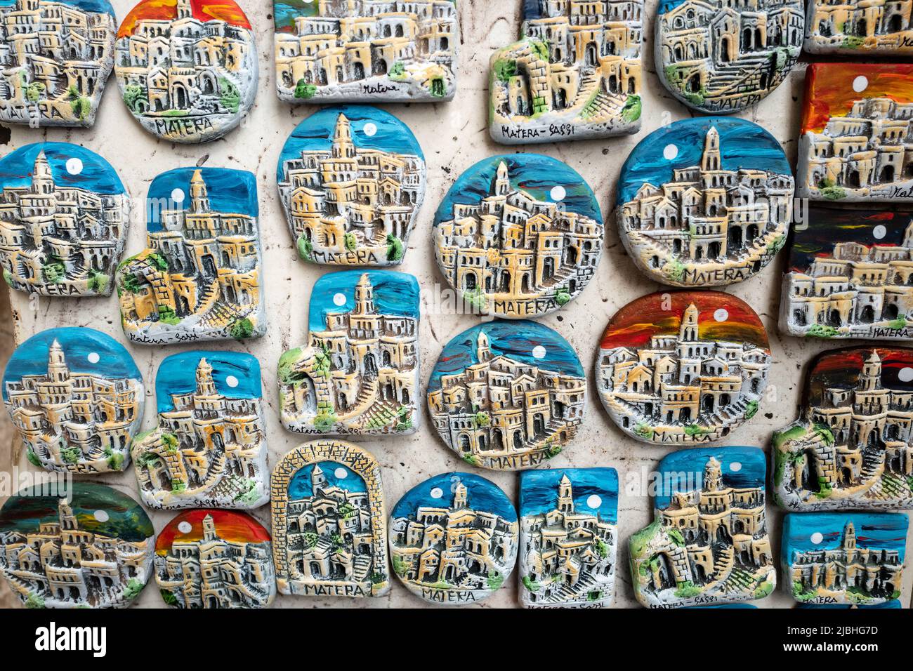 The city of Matera, in the province of Basilicata in Puglia, Italy ...