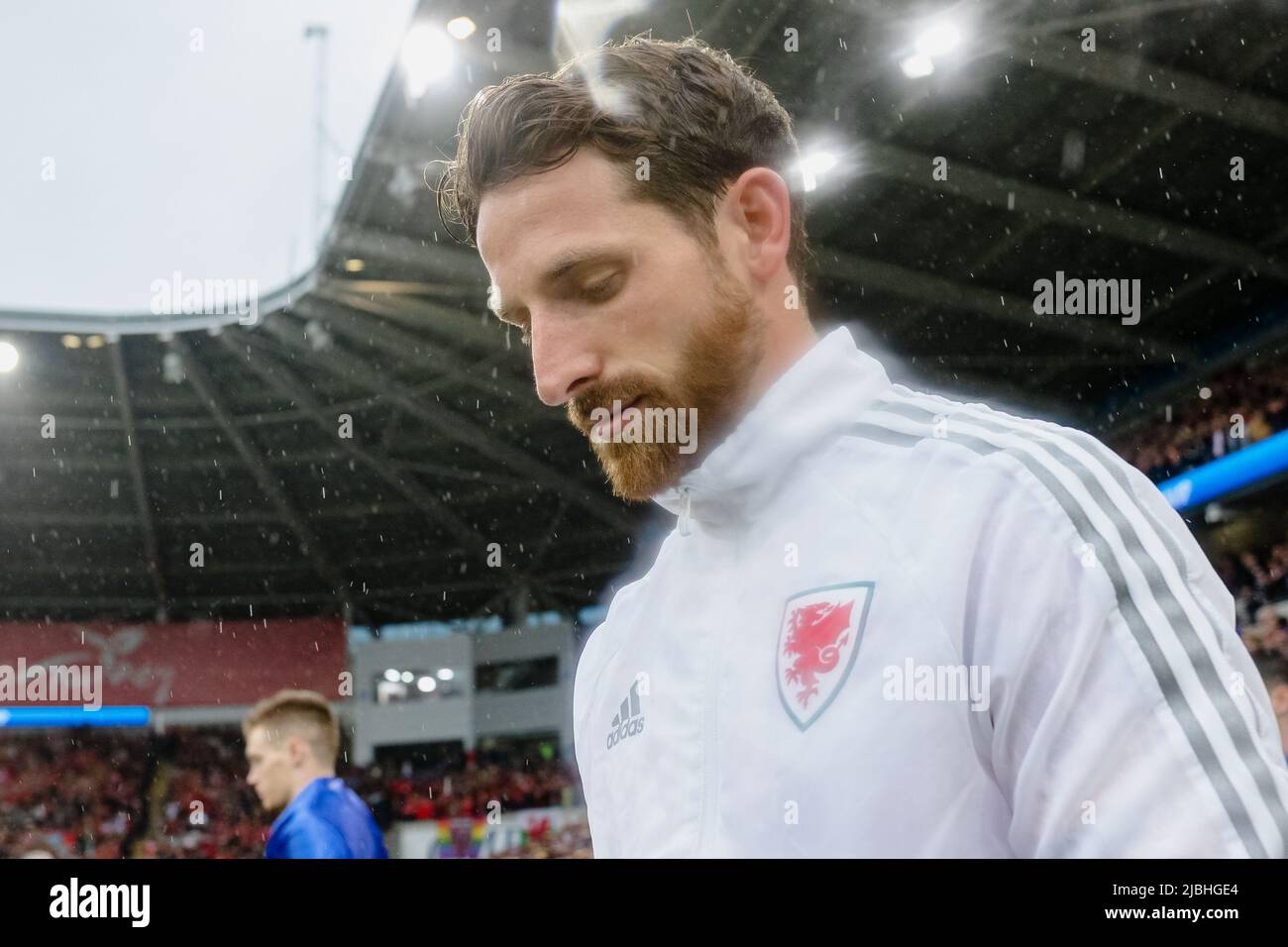 CARDIFF, WALES - 05 JUNE 2022: Wales' Joe Allen during he 2022 FIFA ...