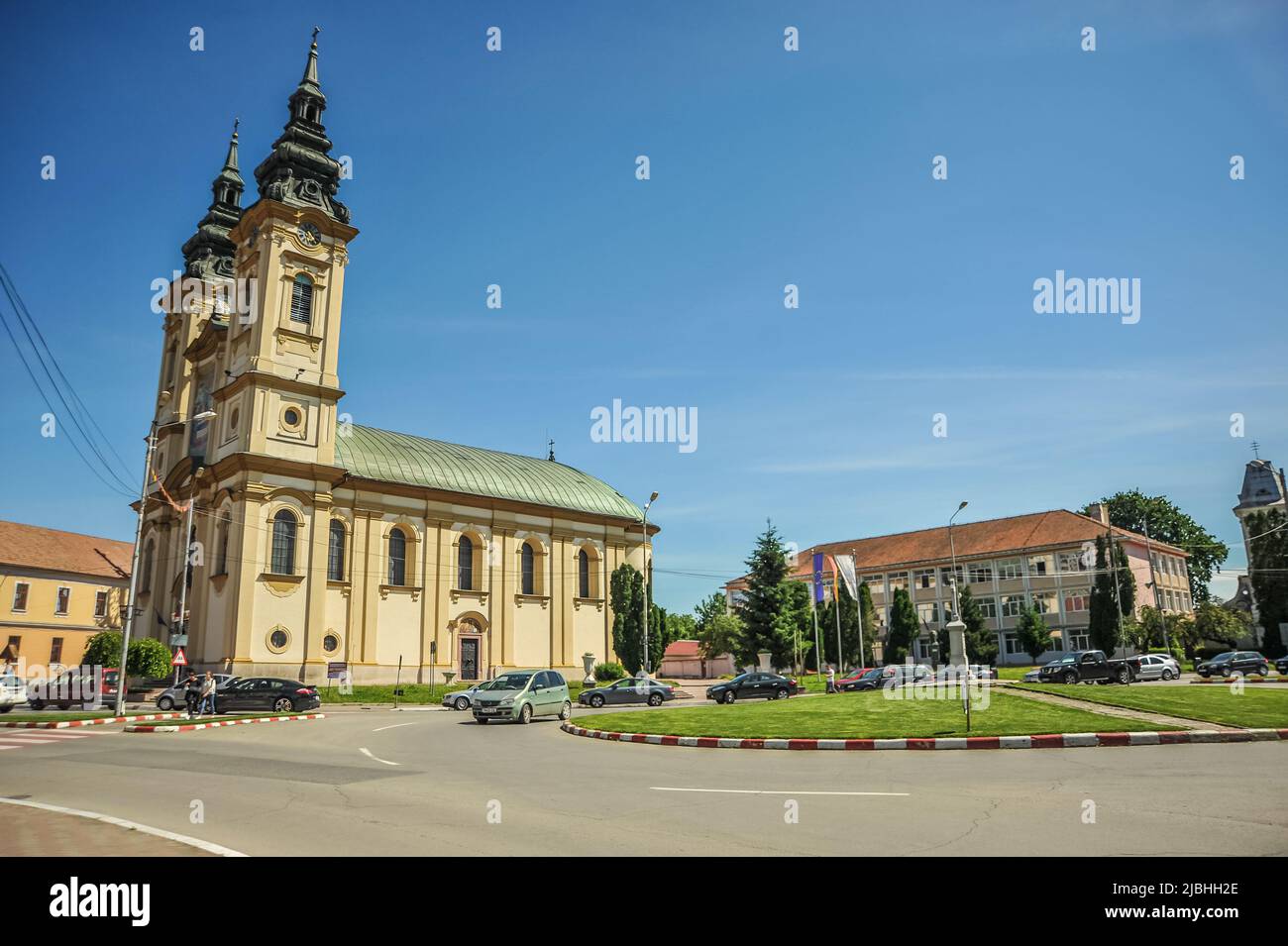 Travel Destination - Amazing Romania - Lugoj transit town Stock Photo ...