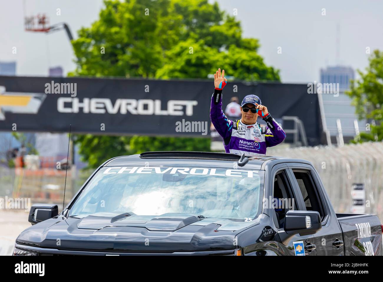 Detroit, MI, USA. 5th June, 2022. TAKUMA SATO (51) of Tokyo, Japan ...