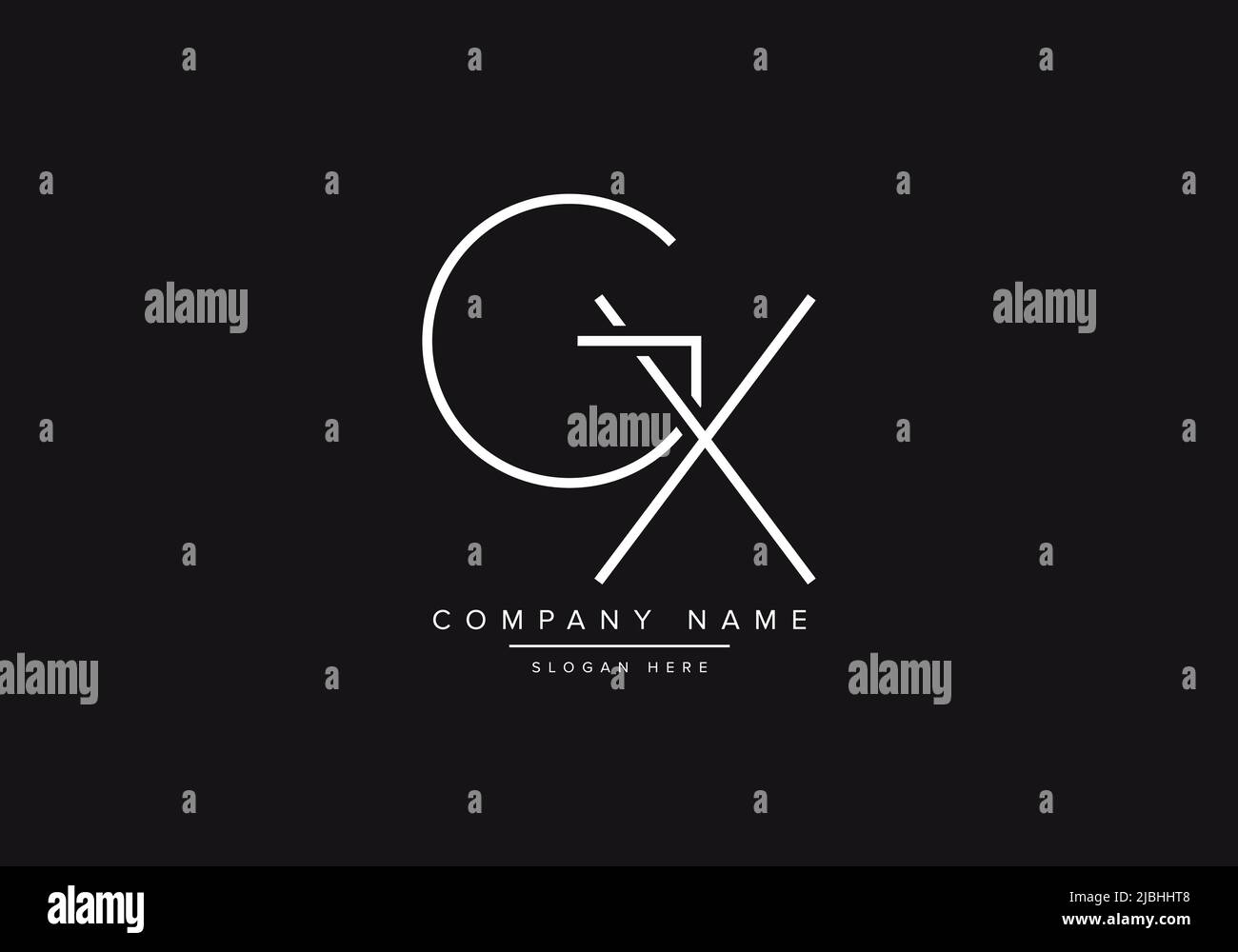 Letter gx logo Stock Vector Images - Alamy