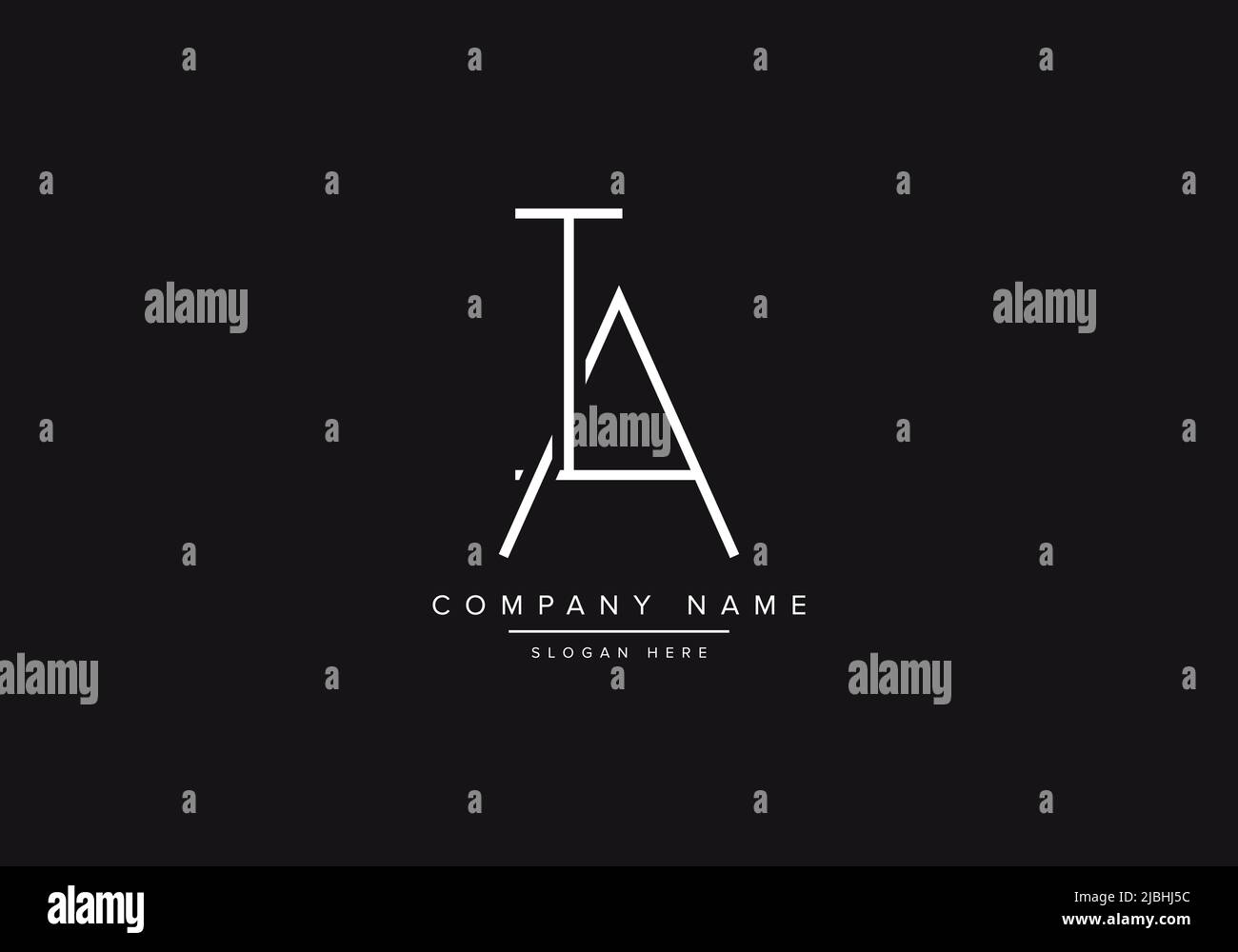 Abstract ia logo Black and White Stock Photos & Images - Alamy