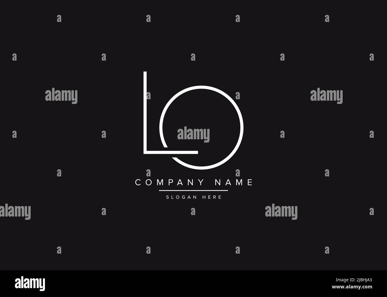 Initials alphabet letters LO monogram logo Stock Vector Image & Art - Alamy