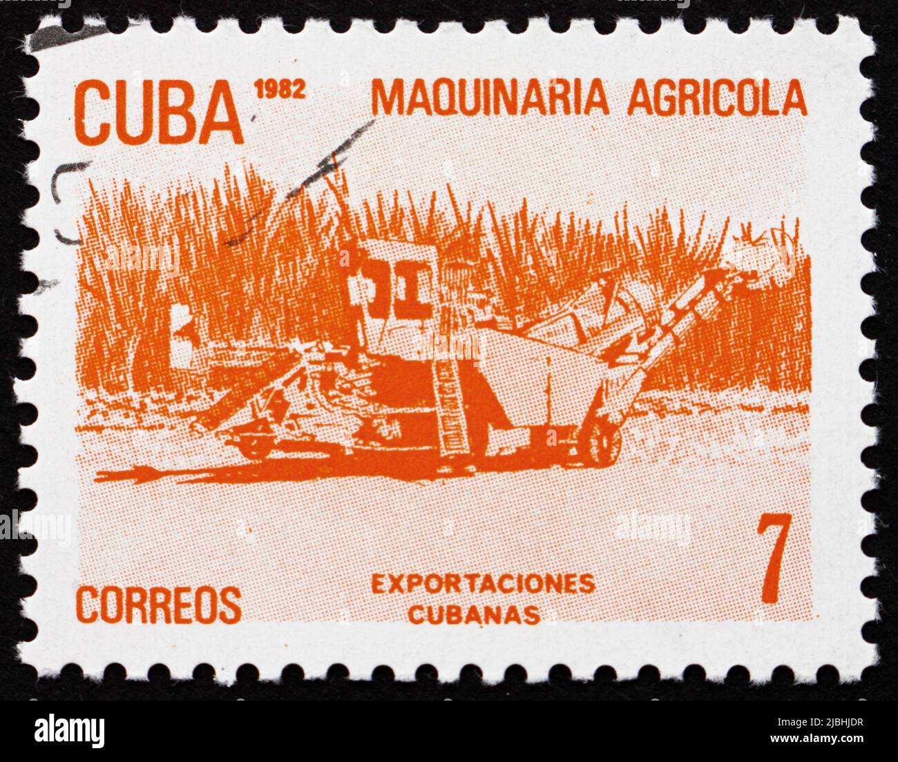 CUBA - CIRCA 1982: a stamp printed in the Cuba shows Agricultural ... CUBA - CIRCA 1982: a stamp printed in the Cuba shows Agricultural ...