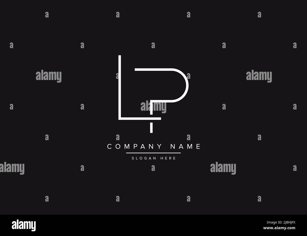 Initials alphabet letters LP monogram logo Stock Vector Image & Art - Alamy