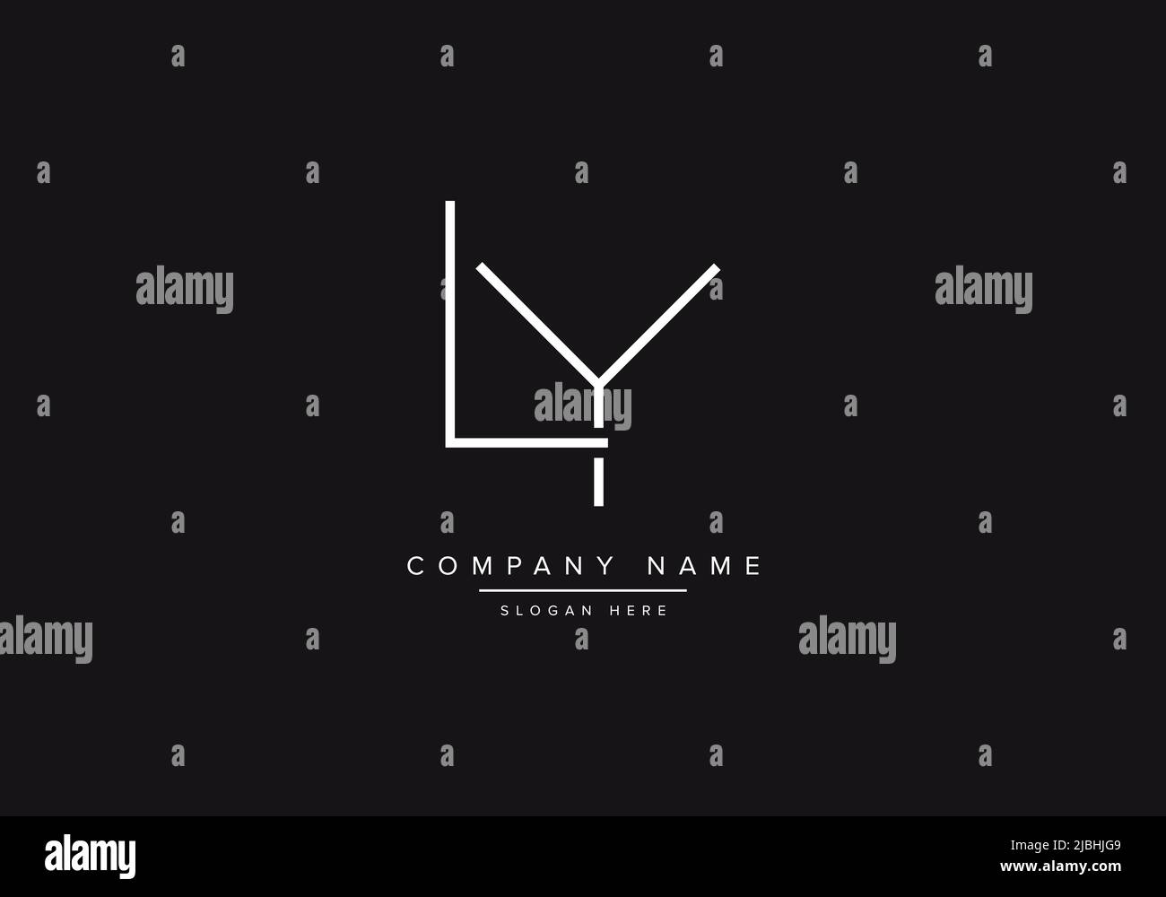 Initials alphabet letters LY monogram logo Stock Vector Image & Art - Alamy