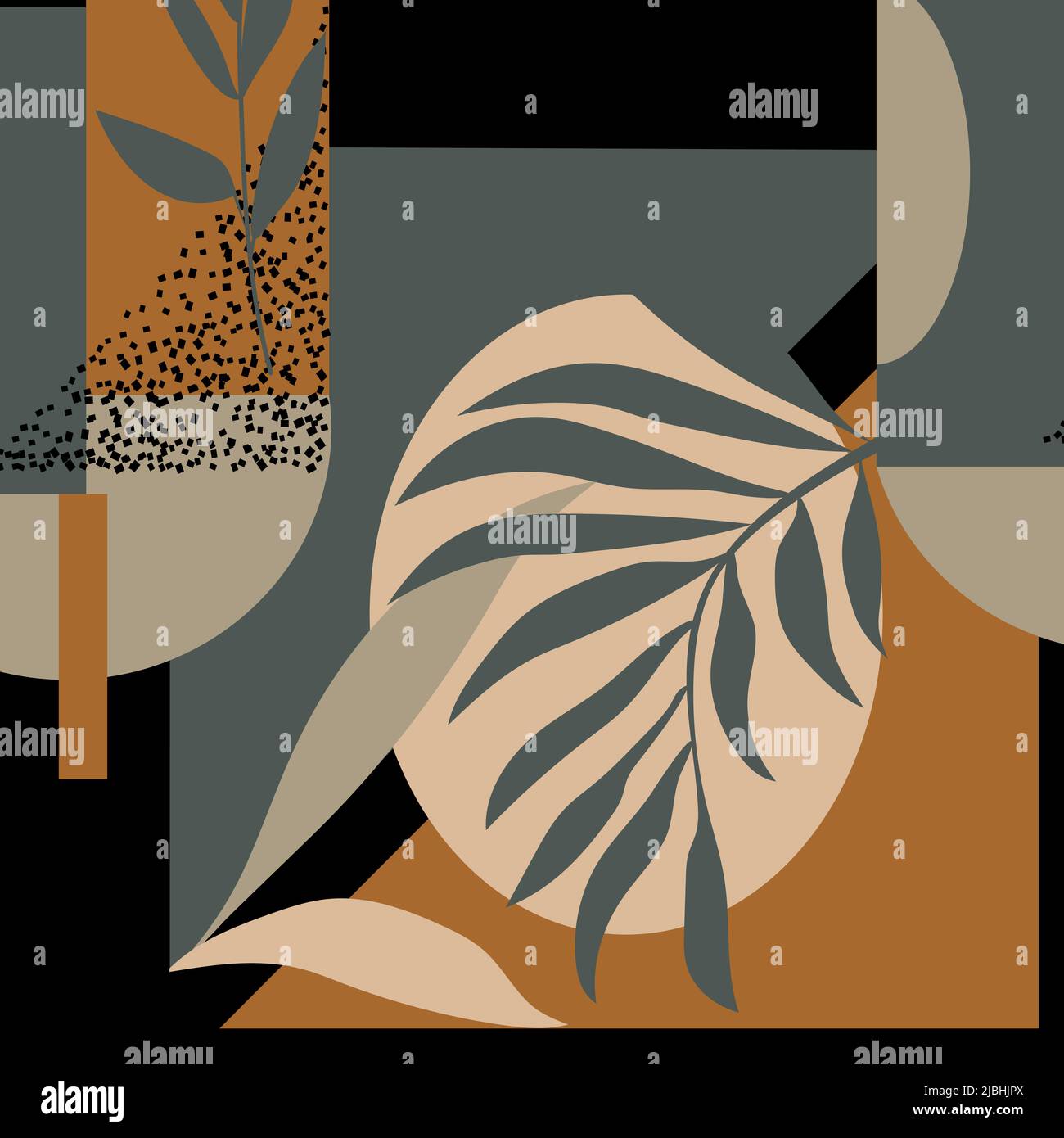 Rainbow shapes, curves, arcs. Abstract seamless pattern withe various ...