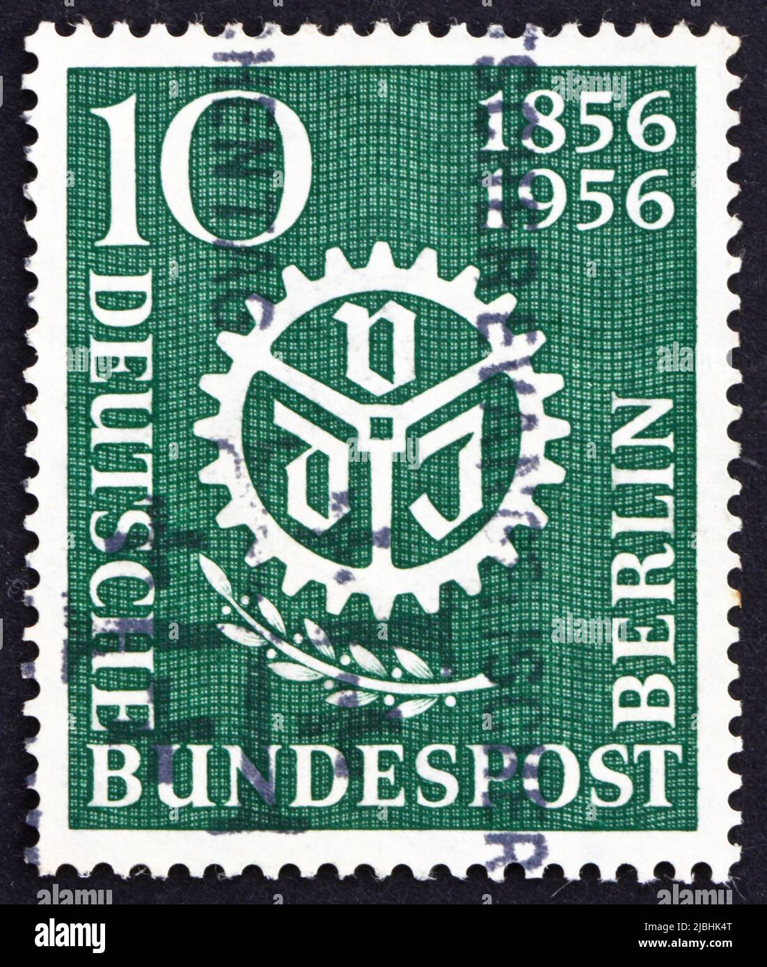 GERMANY - CIRCA 1956: a stamp printed in the Germany, Berlin shows ...