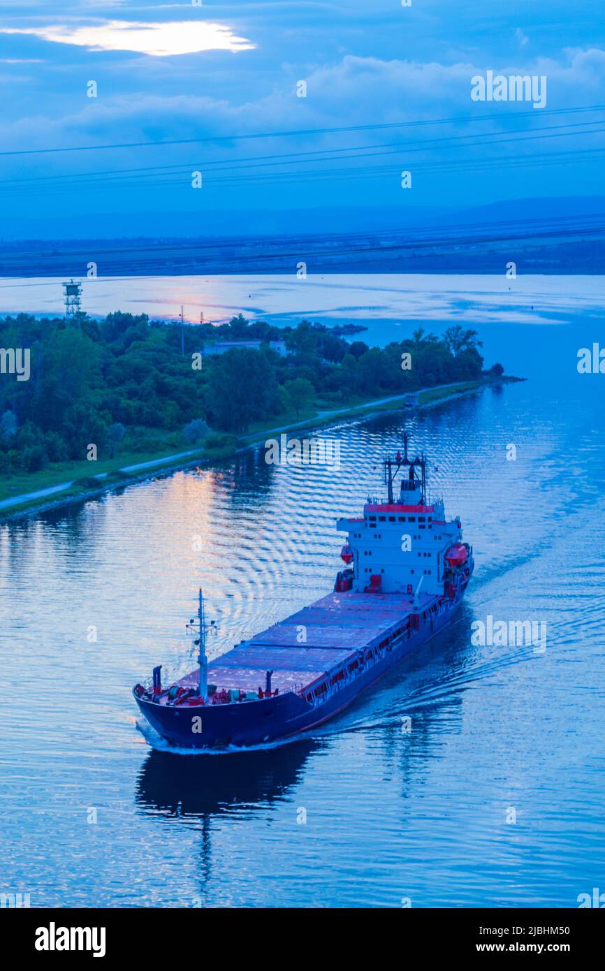 Varna lake seen from Asparuhov Bridge,Varna city,Bulgaria Stock Photo ...